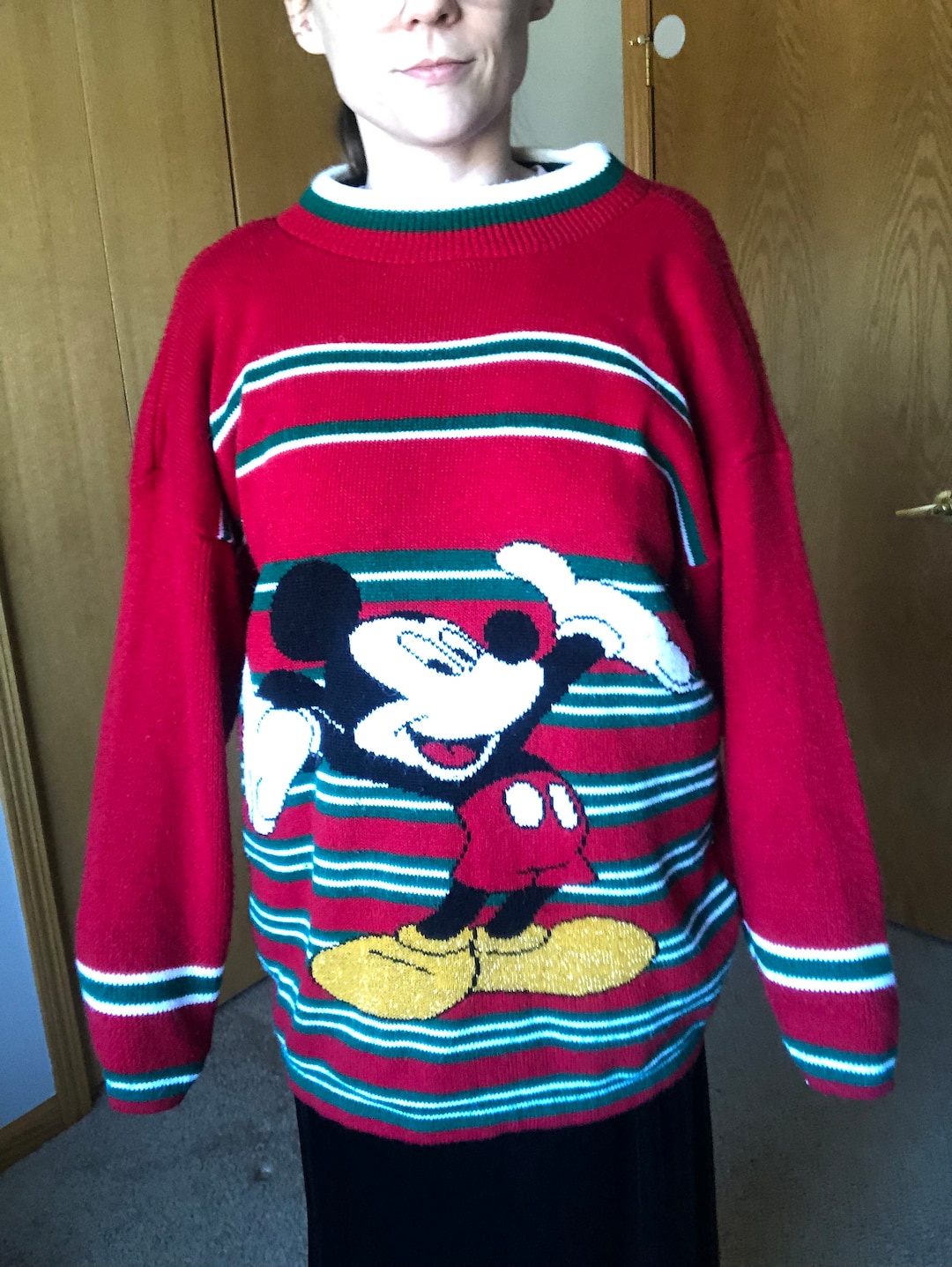 Vintage Mickey Mouse Sweater - Etsy