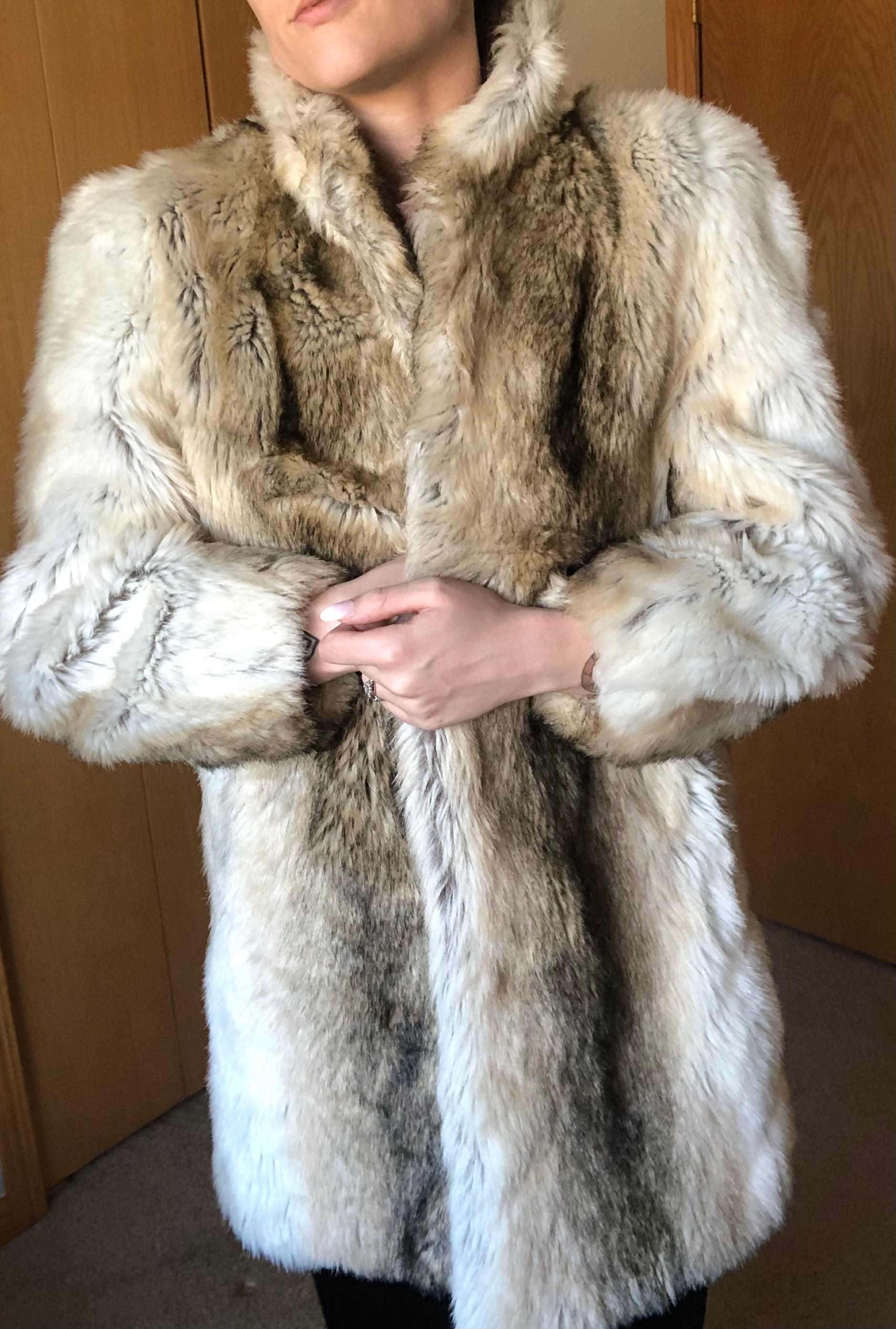 Vintage Fox Fur Coat - Etsy