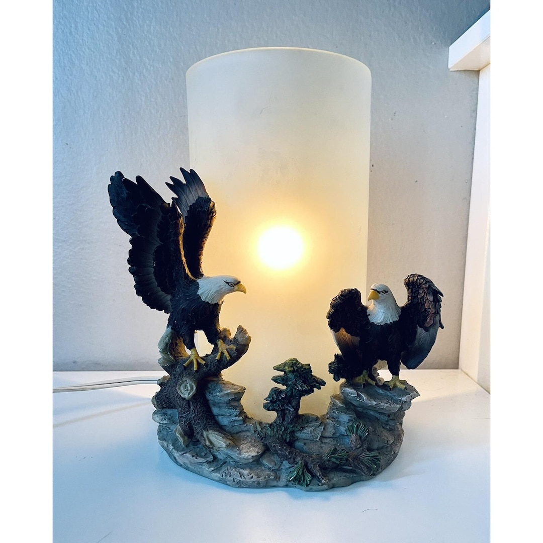 Vintage Montefiori Collection Statue Eagle Hawk Falcon Hand Crafted ...
