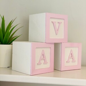 Personalised Name Blocks Baby Nursery Baby Shower - Etsy