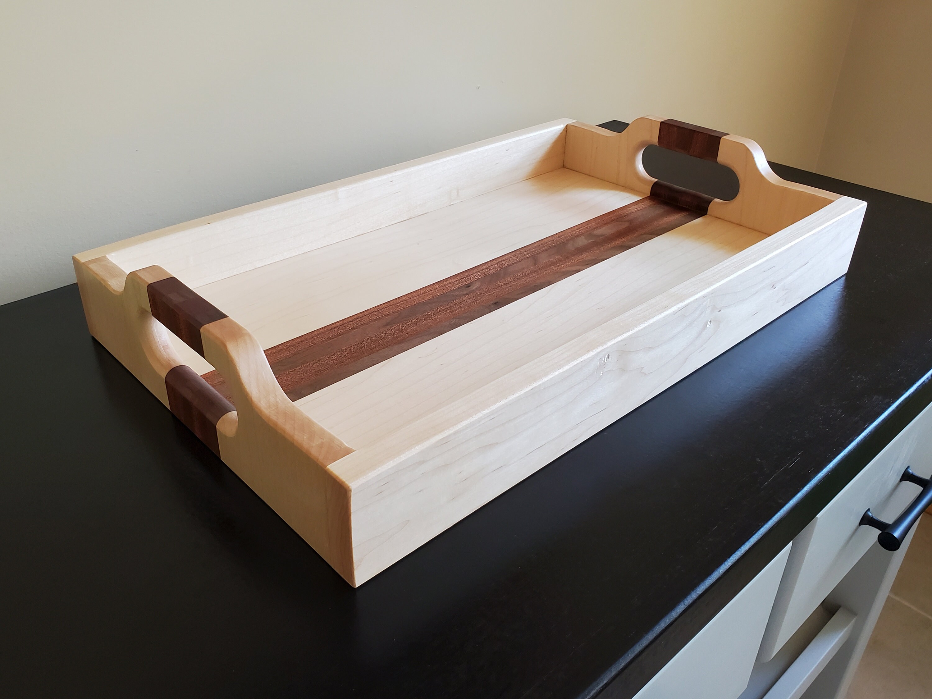 Serving Trays With Handles | Entertaining | Solid Wood Trays - Etsy