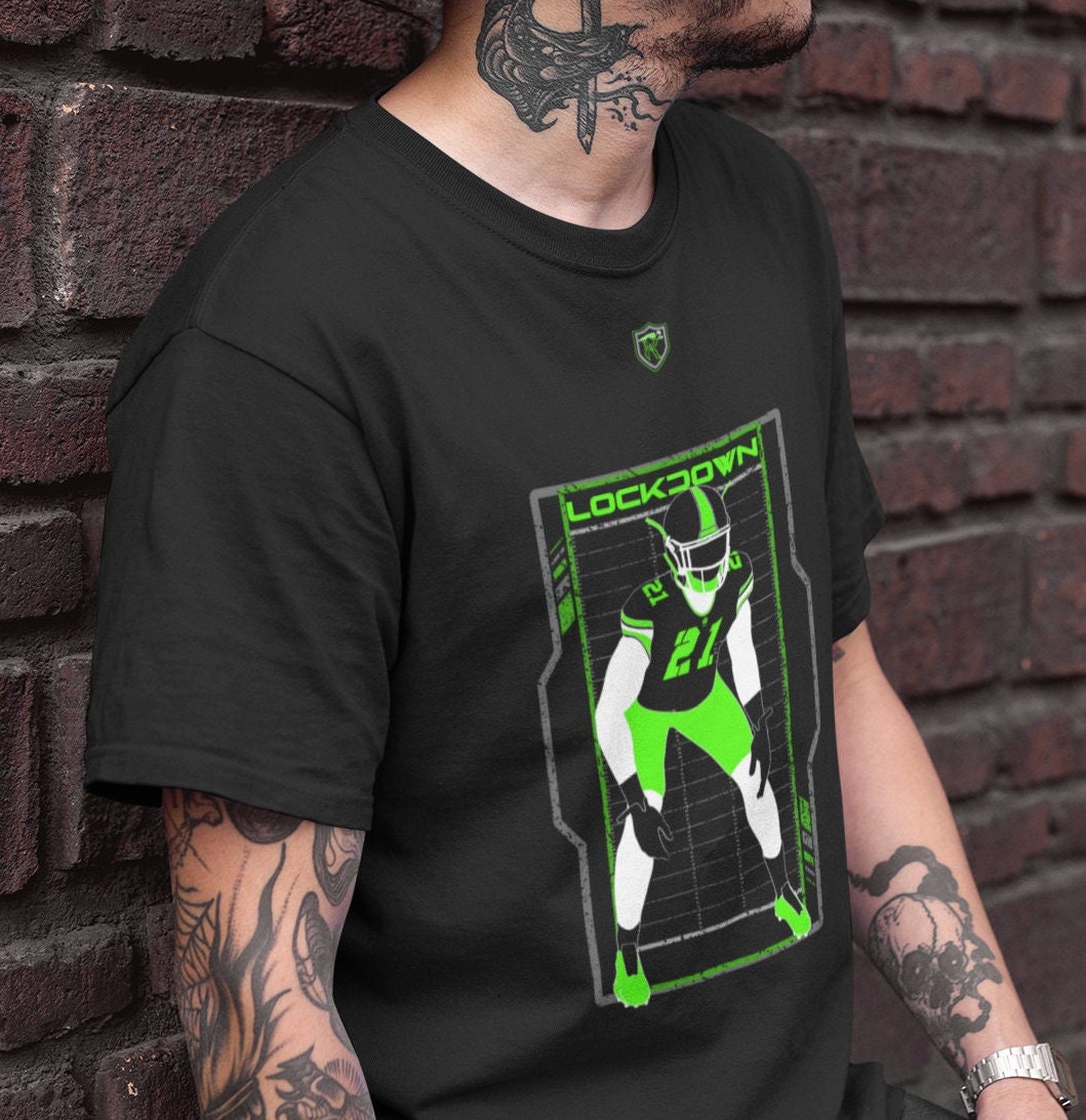Football T-shirt | Cornerback W. Football Drip - Etsy