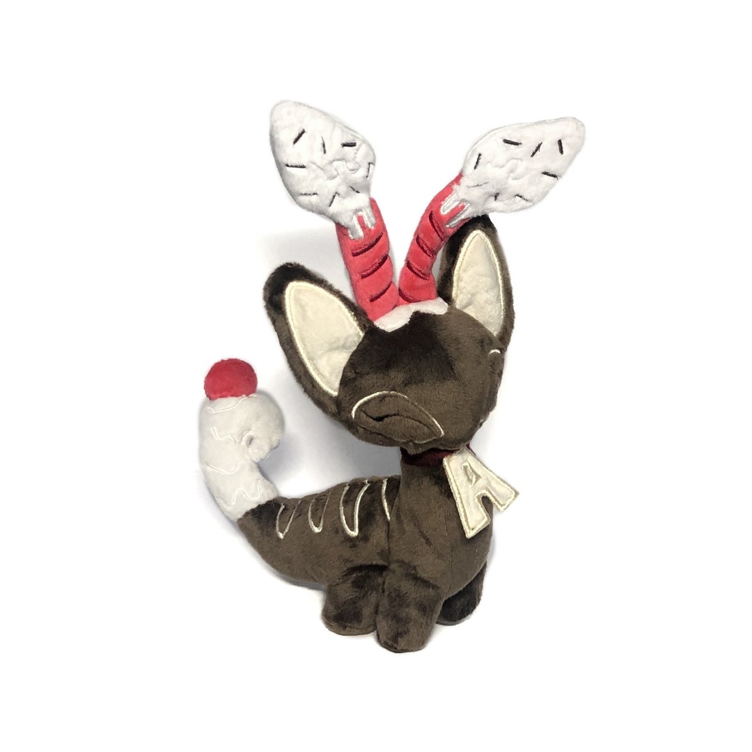 Chocolate Alien Cat Plush Handmade Kawaii Plushie Cute Stuffed Animal ...