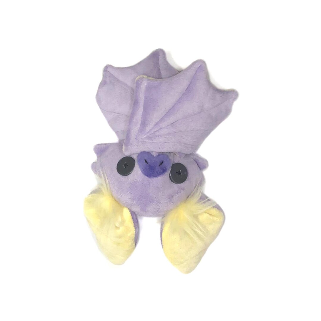 Patches Plush Bat Plushie Halloween Kawaii Tiny Cute Fluffy Pastel ...