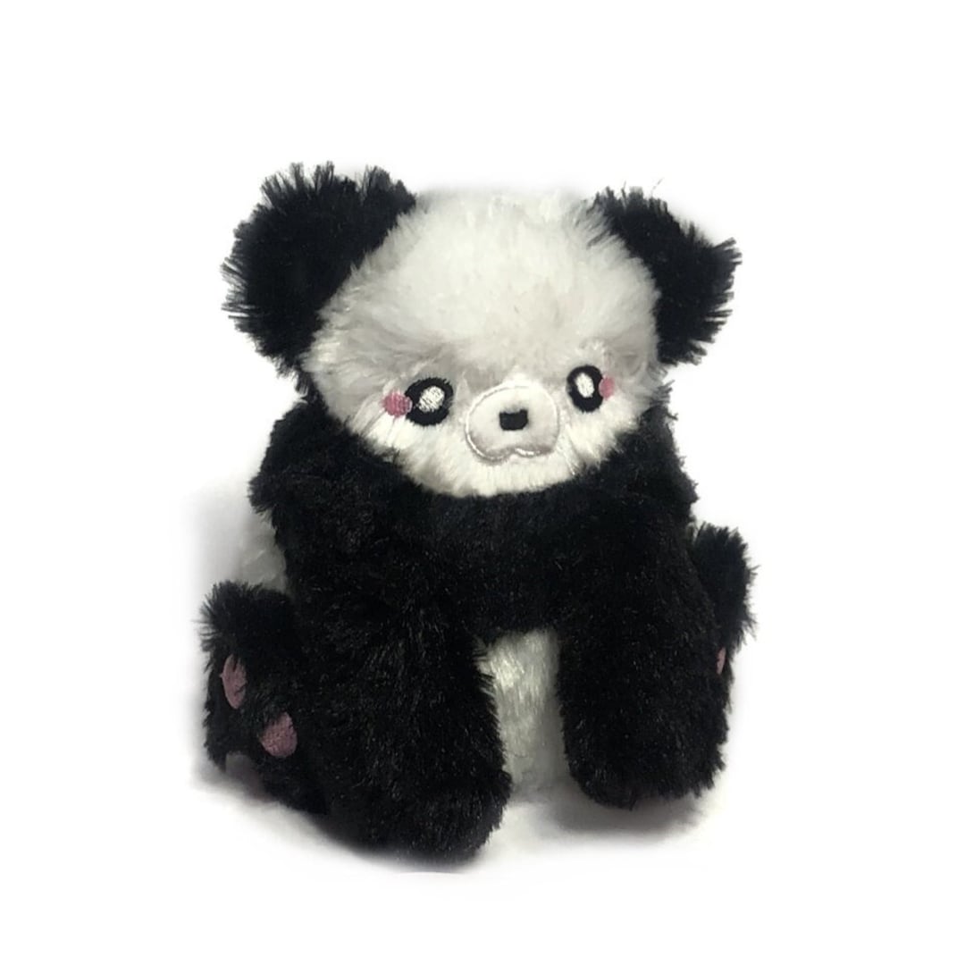 Fuzzy Panda Plushie Kawaii Tiny Plush Cute Fluffy - Etsy