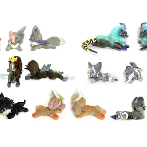 Custom Plush Furry Fursona Handmade Kawaii Art Doll Pet Character ...