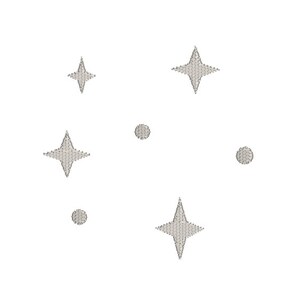 Twinkle Stars Embroidery Pattern 4x4 Embroidery Machine Design Pattern ...