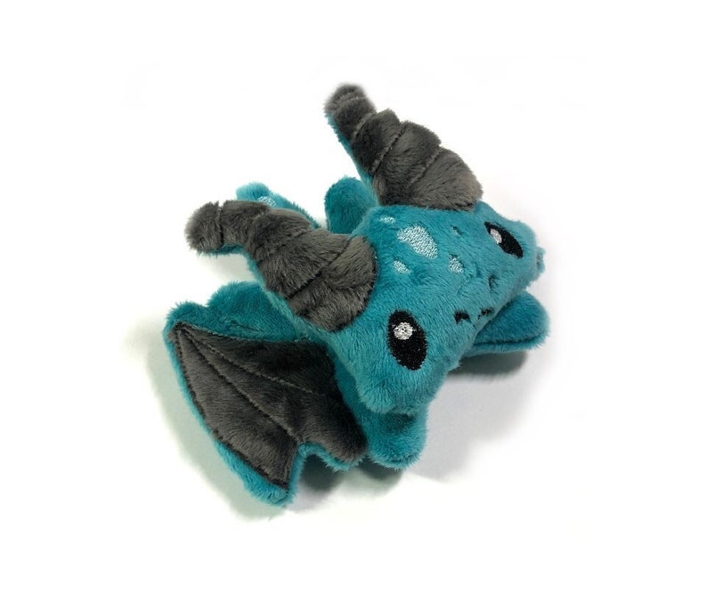 Dragon Tiny Plush Kawaii Lizard Demon Plushie Cute Fantasy - Etsy