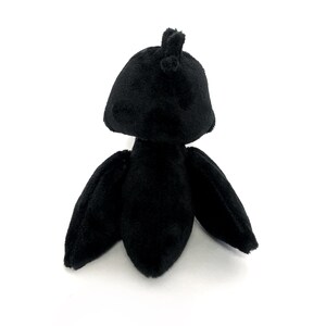 Crow Raven Crowkin Corvid Plushie Kawaii Tiny Plush Cute Fluffy Pastel ...