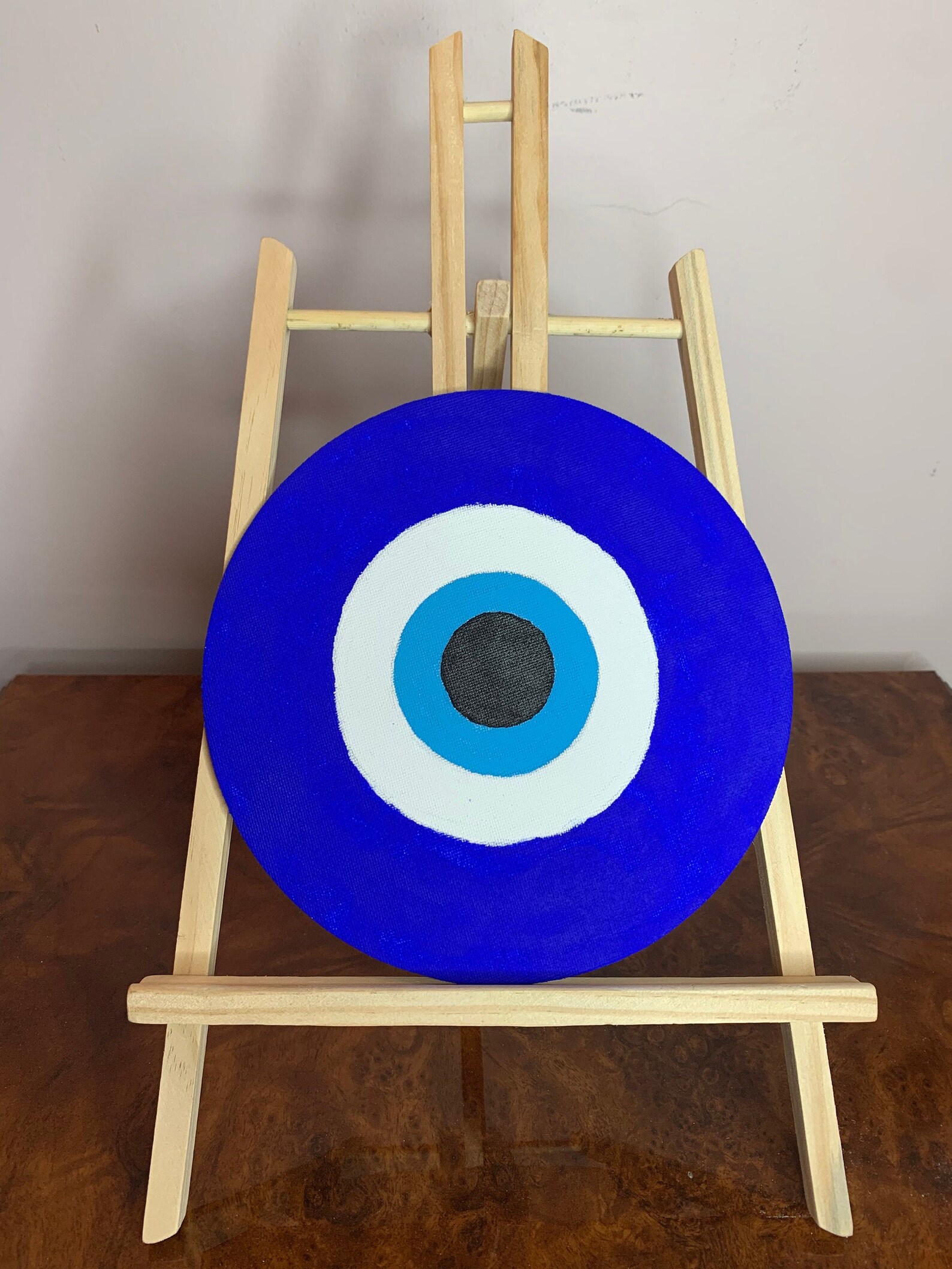 Evil Eye Painting for Protection 20x20cm Flat Canvas - Etsy Ireland