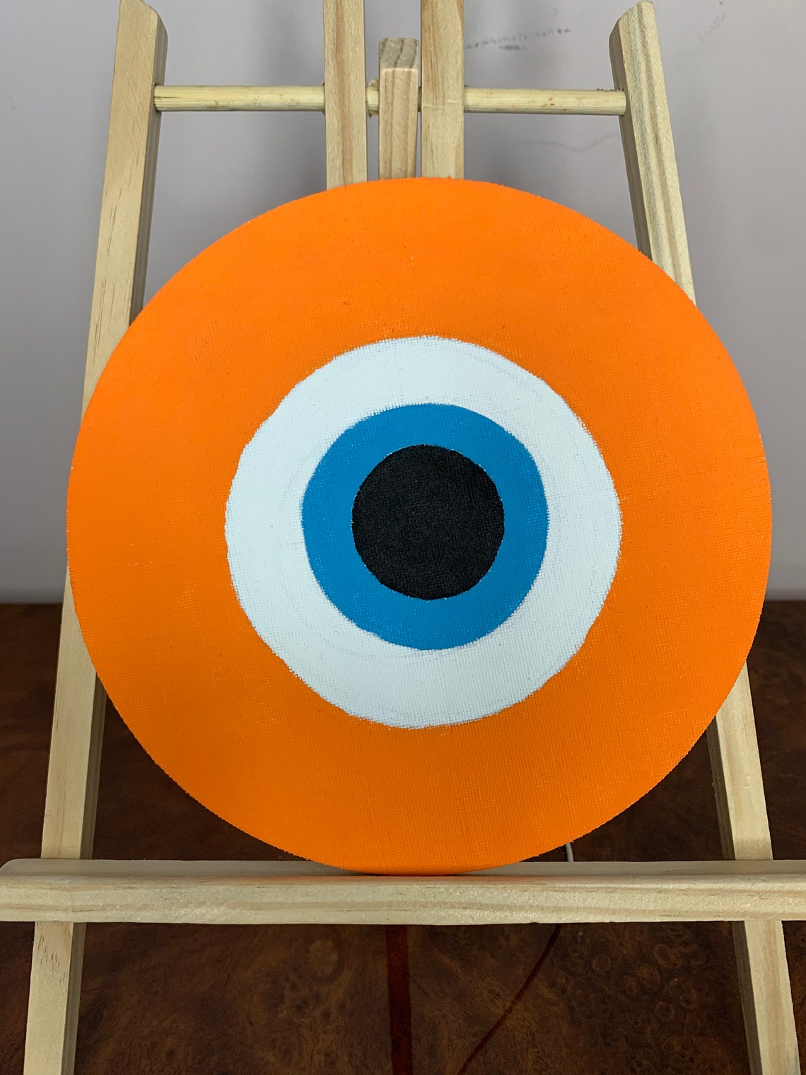 Evil Eye Painting for Protection 20x20cm Flat Canvas - Etsy Ireland