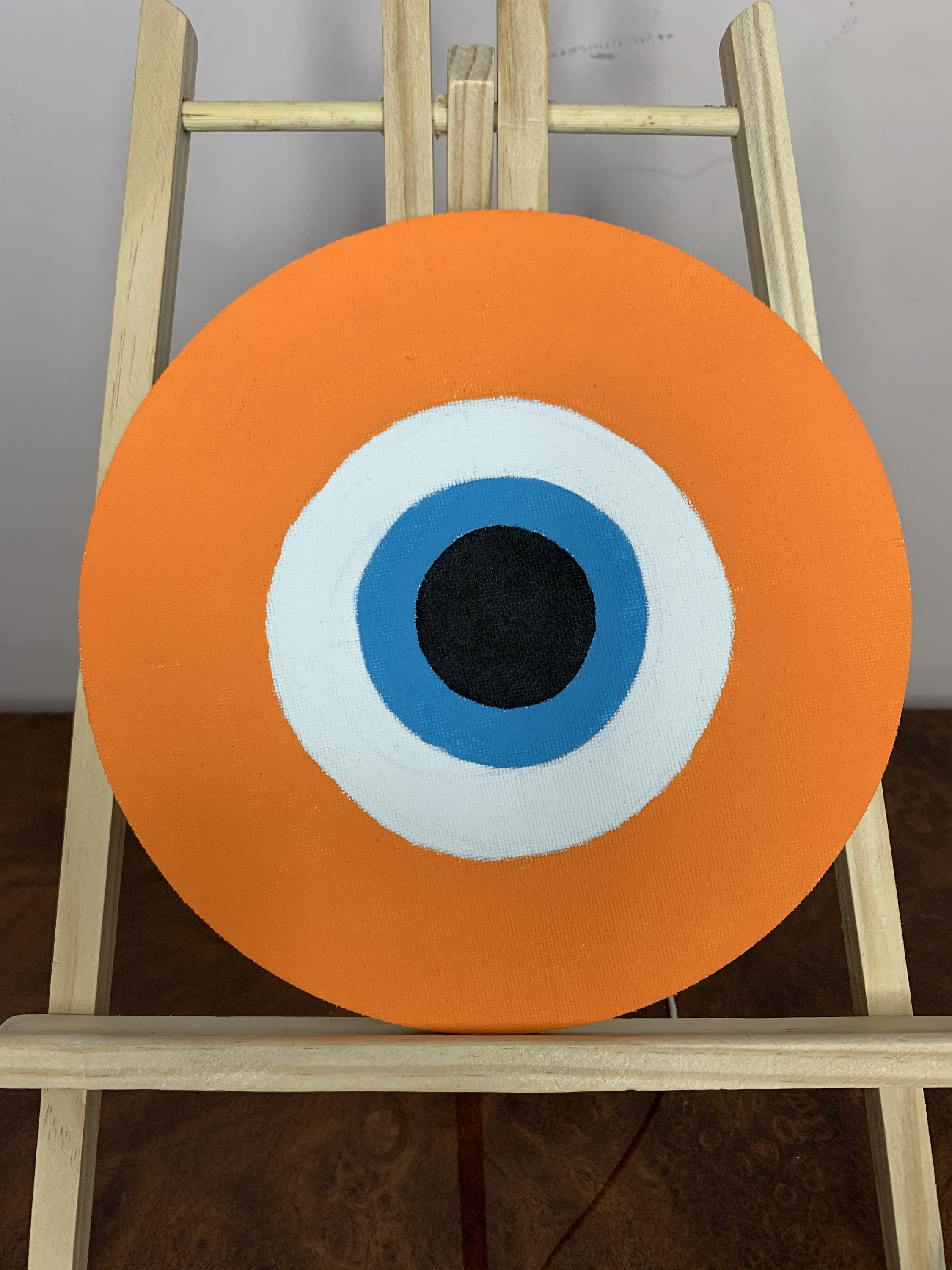 Evil Eye Painting for Protection 20x20cm Flat Canvas - Etsy Ireland