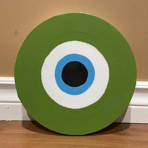 Evil Eye Painting for Protection 20x20cm Framed Canvas - Etsy