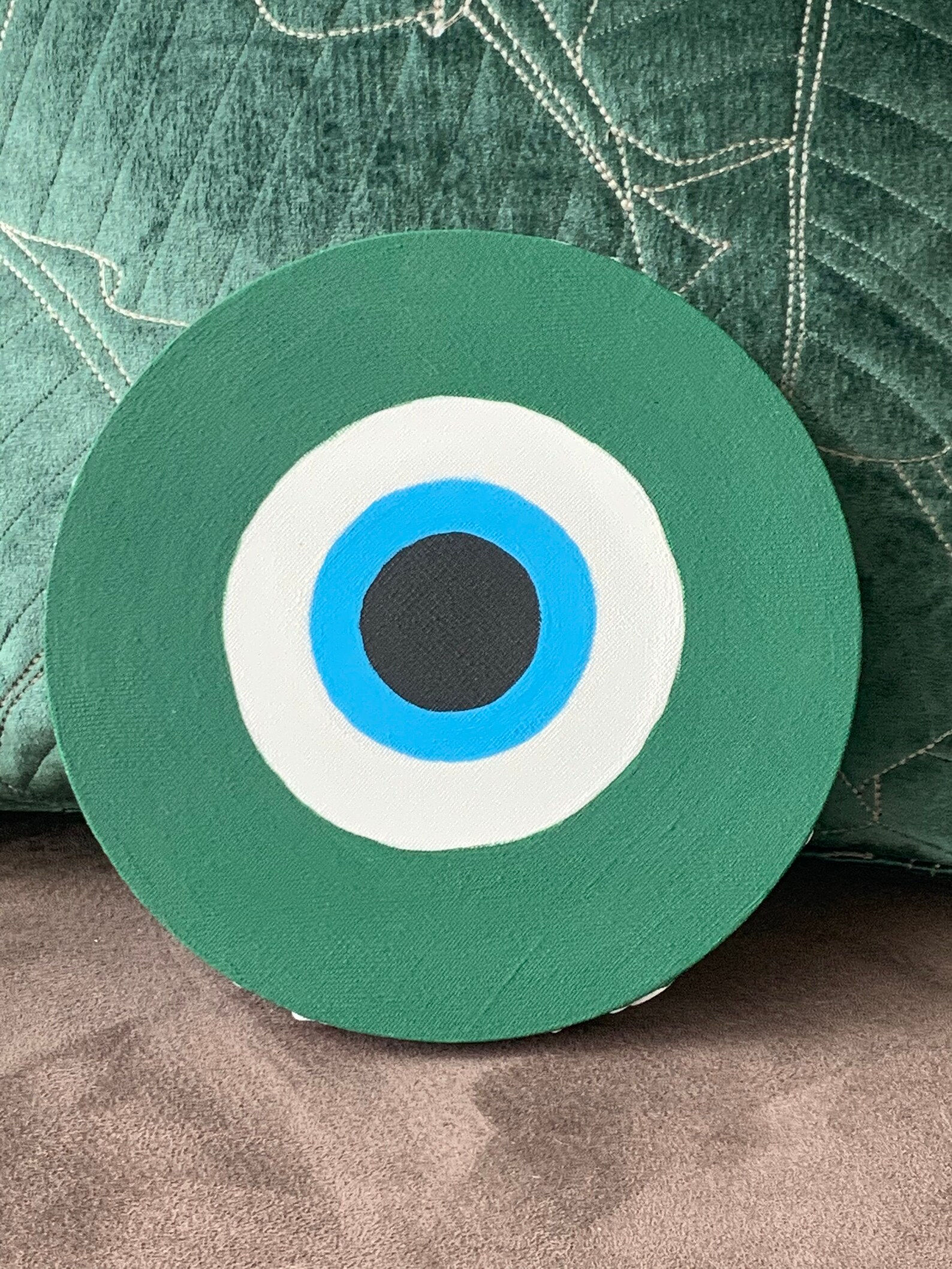 Evil Eye Painting for Protection 20x20cm Framed Canvas - Etsy