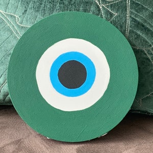 Evil Eye Painting for Protection 20x20cm Framed Canvas - Etsy