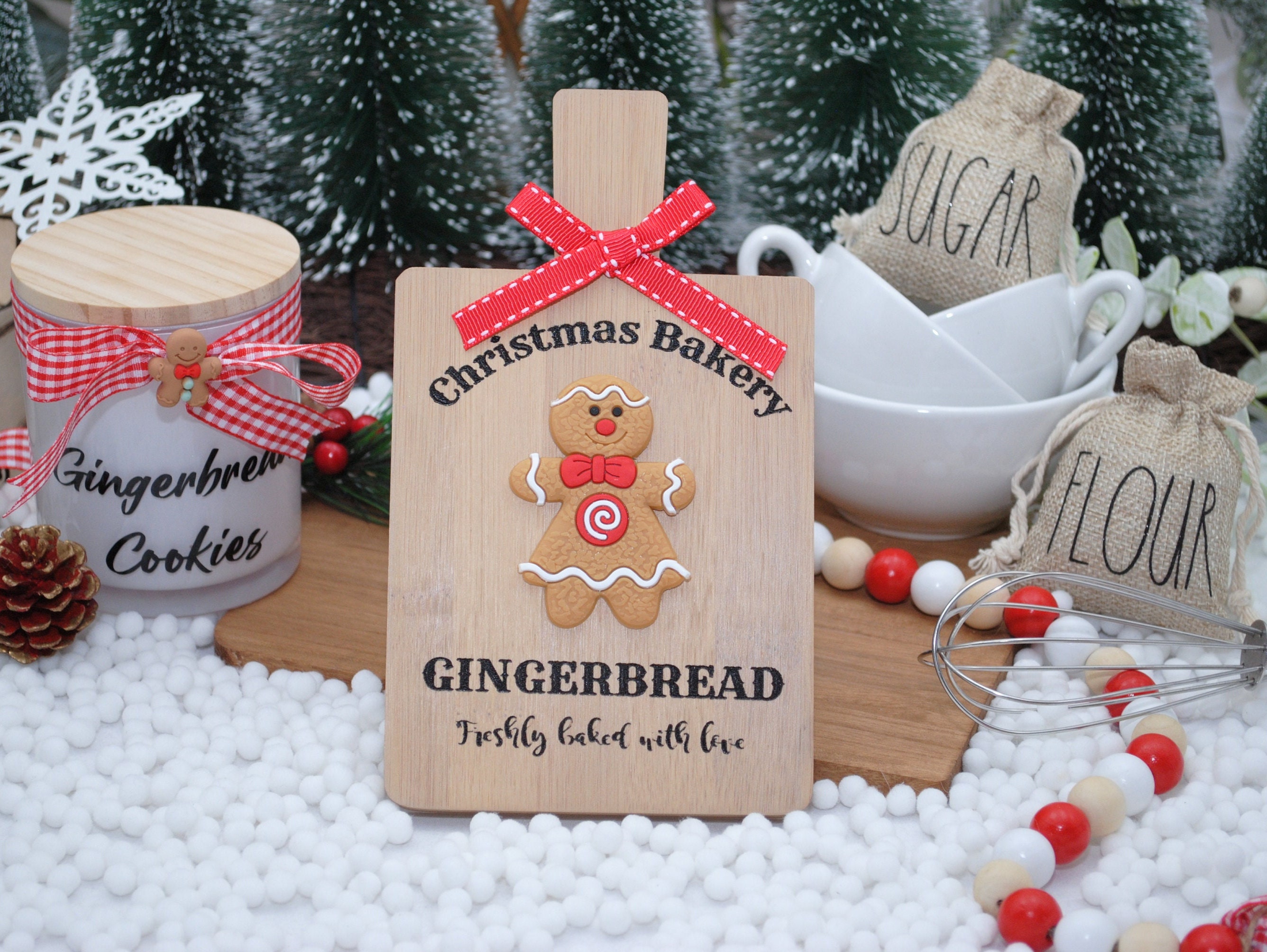 Boy or Girl Gingerbread Mini Wooden Chopping Board Mrs. - Etsy Australia