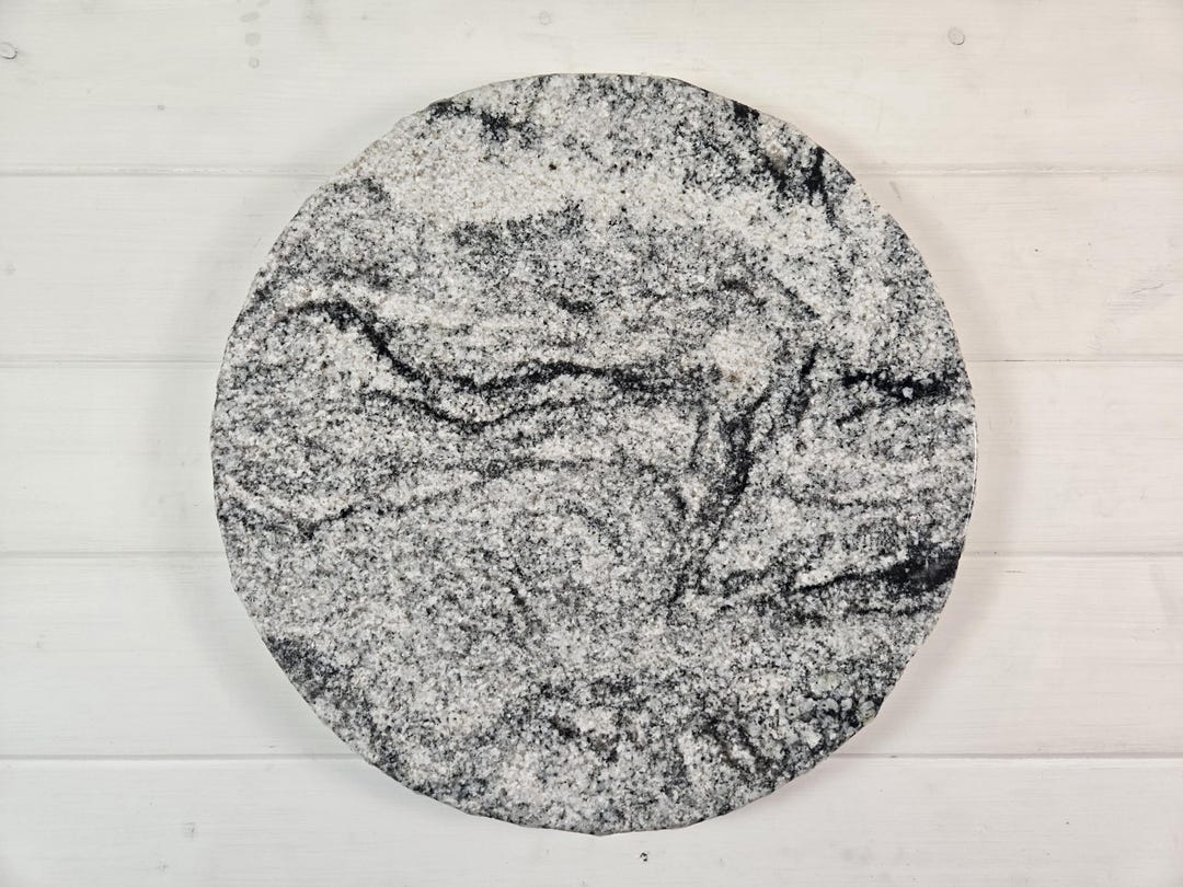 18 Inch, Granite Table Top, Lazy Susan, Turntable, With Broken Edge ...