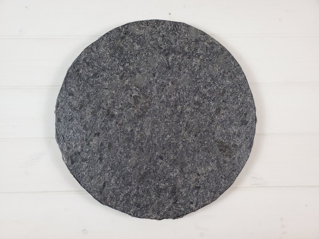 18 Granite Lazy Susan/turntable/table Top/with Broken Edge Profile ...