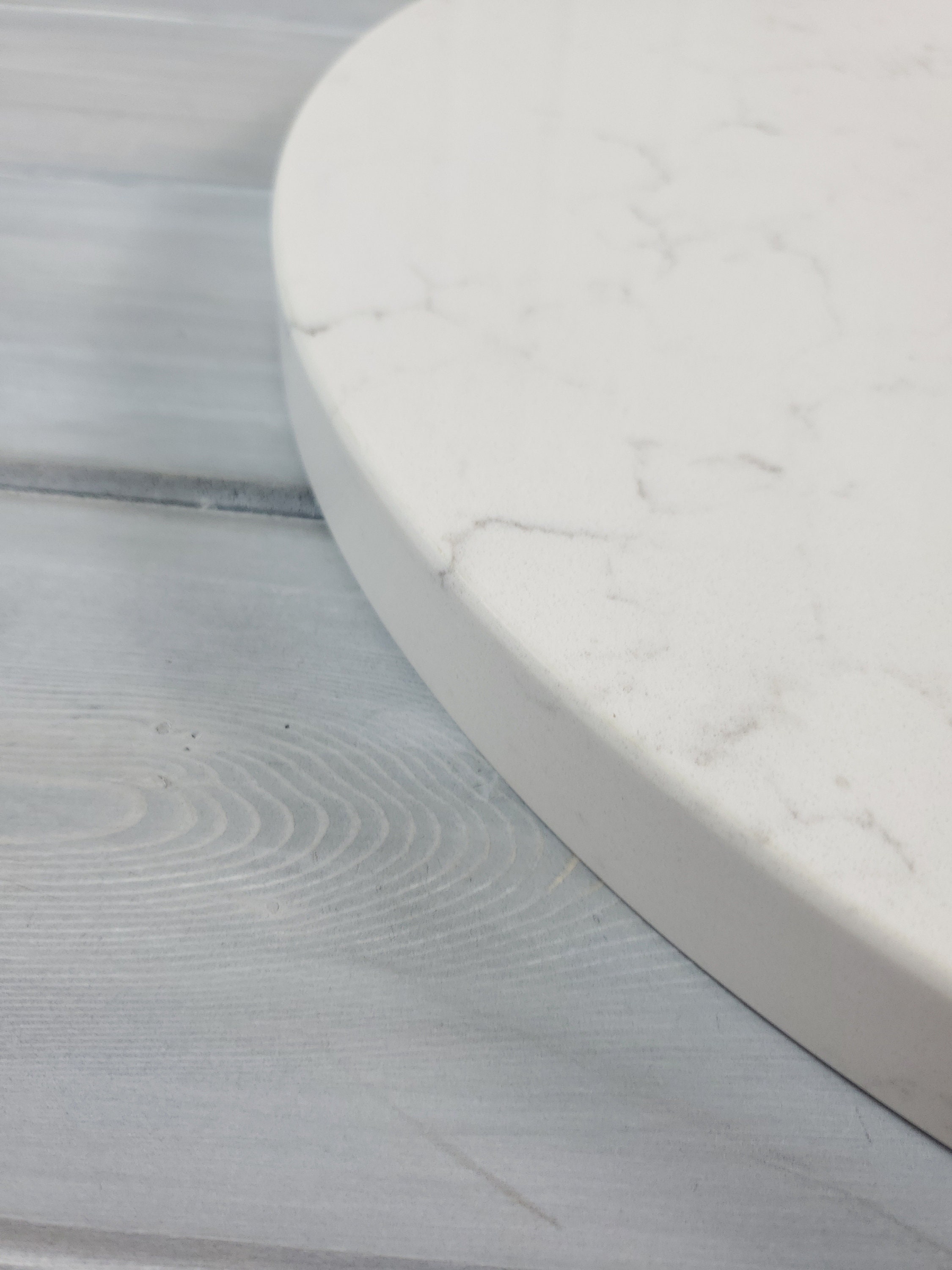 22 Marble Quartz Lazy Susan/turntable/table Top/ With - Etsy