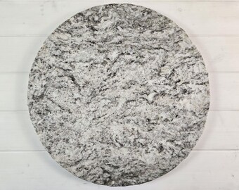 19.5 Inch, Marble Quartz Table Top, Lazy Susan, Turntable, With ...