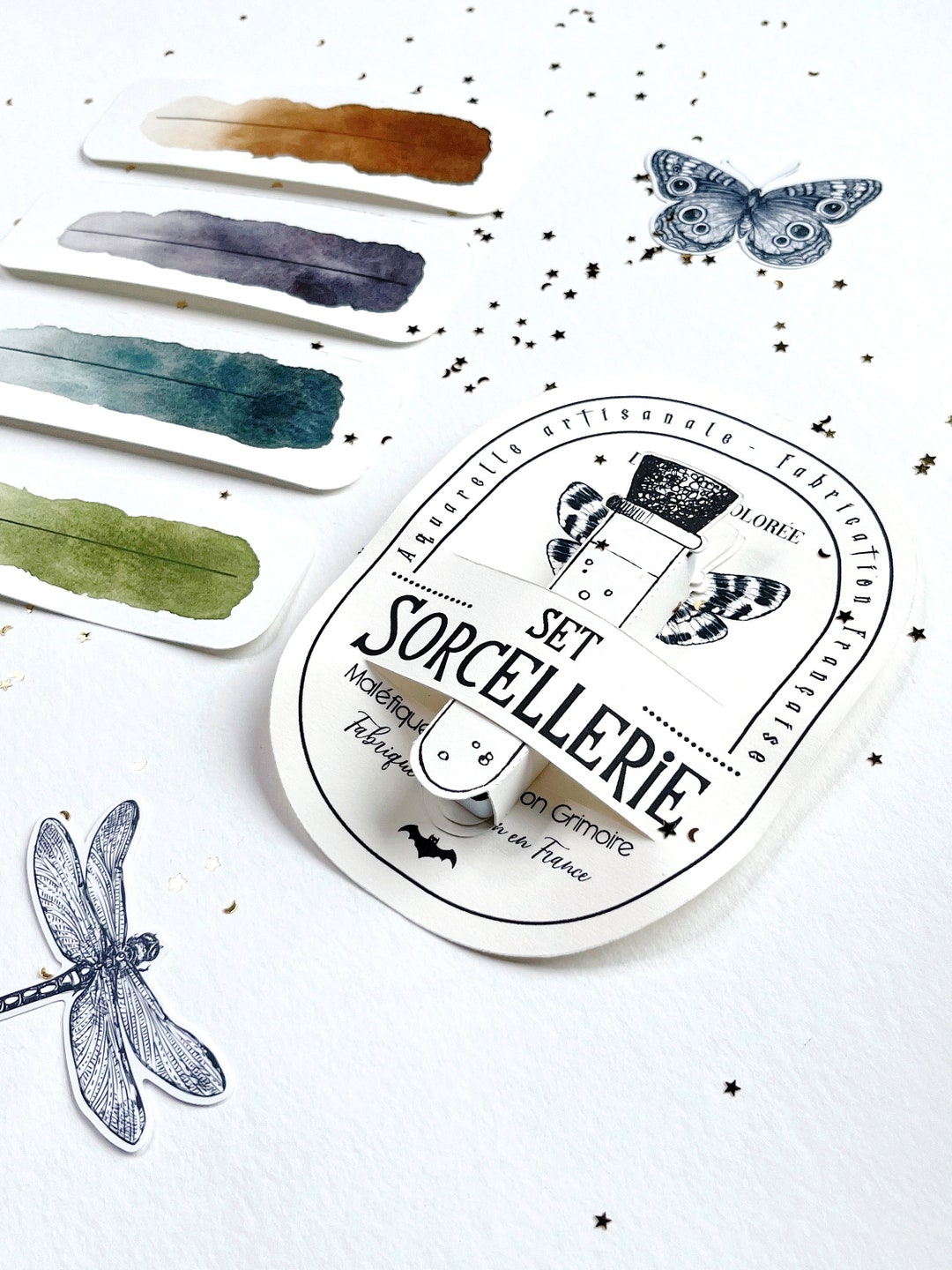 Handmade Watercolor Witchcraft Set - Etsy