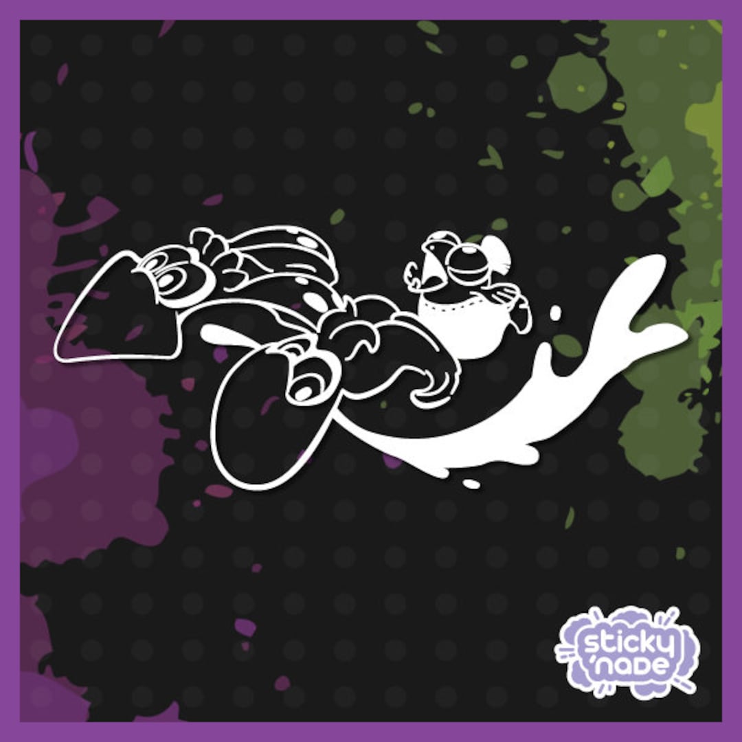 Inkling, Octoling & Smallfry - Splatoon Decal - Etsy