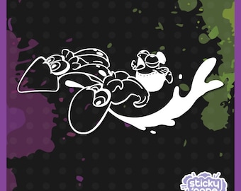 Splatoon Inkling or Octoling Vinyl Sticker Inspired by Nintendo's ...