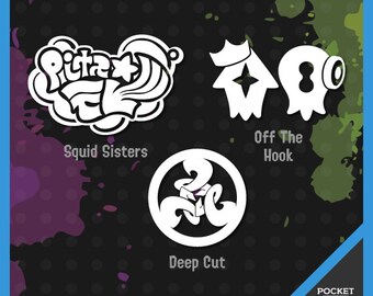 X1 3 X 4 Splatoon Grizzco Logo Vinyl Die-cut Decal Sticker various ...