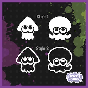 Inkling/octoling - Splatoon Decal - Etsy