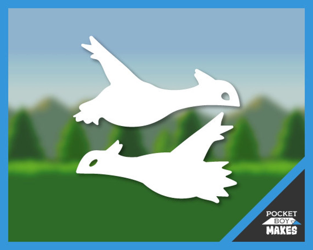 Latios & Latias Silhouettes set Pokemon Decal - Etsy