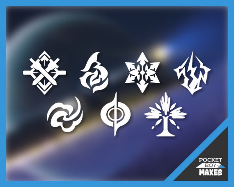 Character Element Star Rail Decal - Etsy