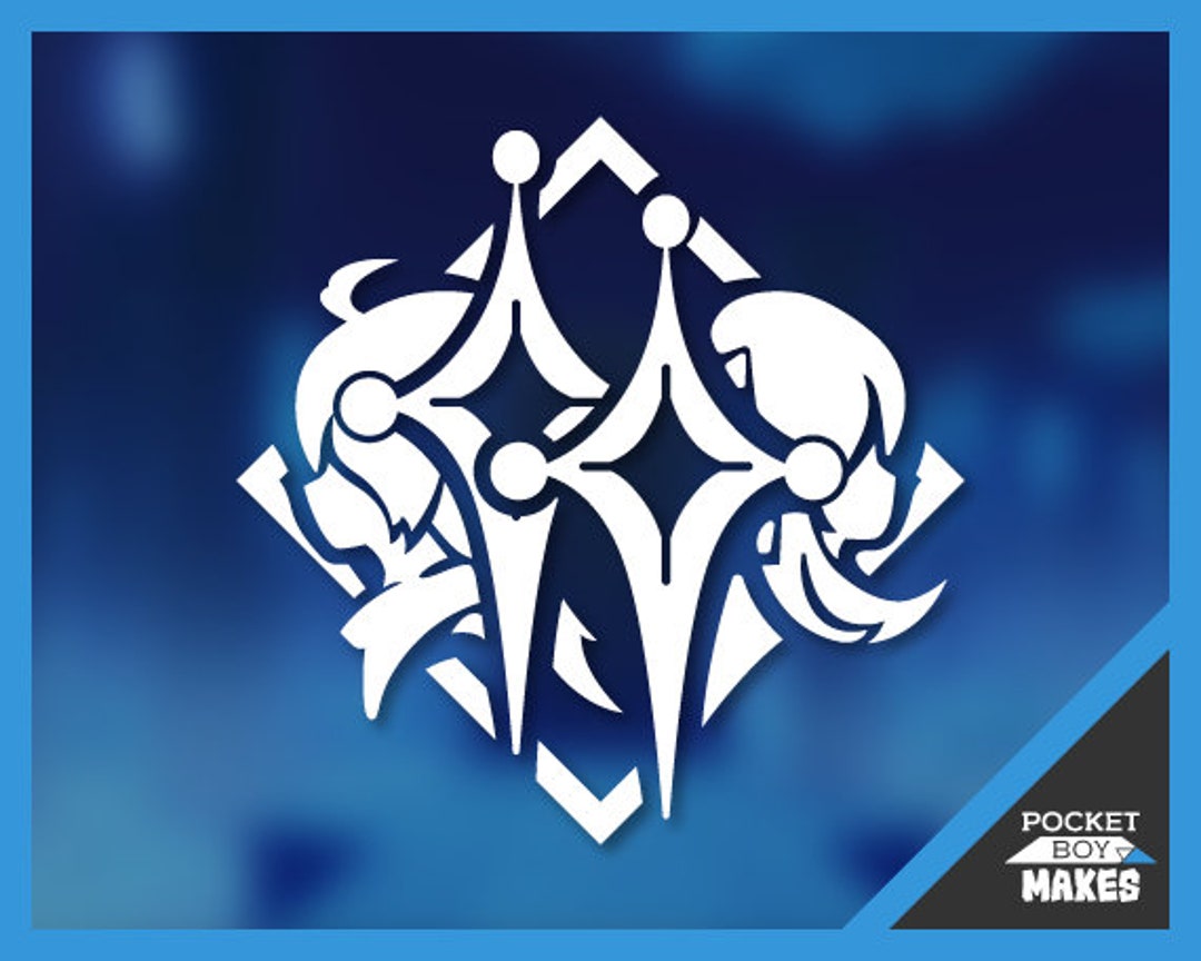 Traveler Viator/viatrix Genshin Impact Decal - Etsy