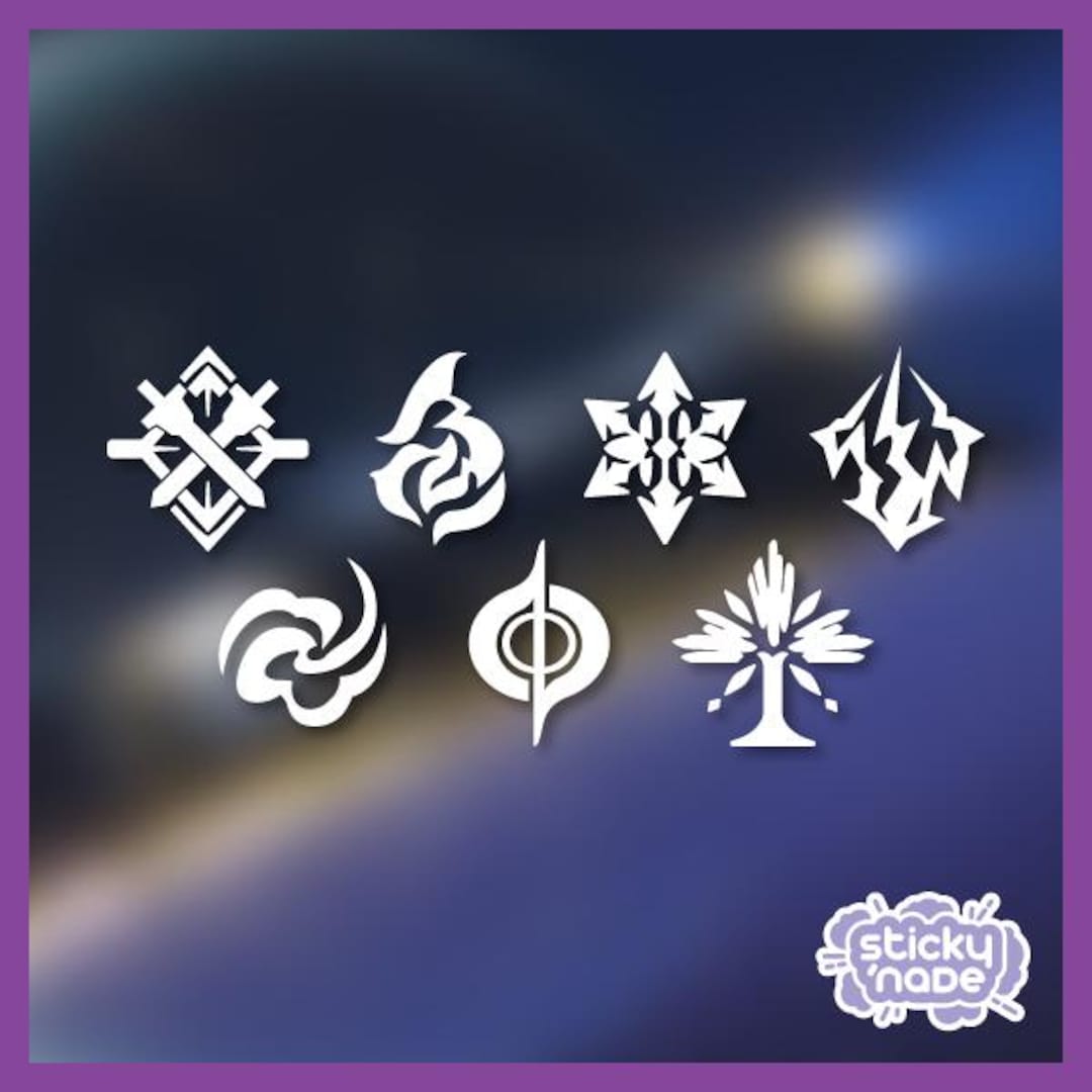 Character Element - Star Rail Decal - Etsy