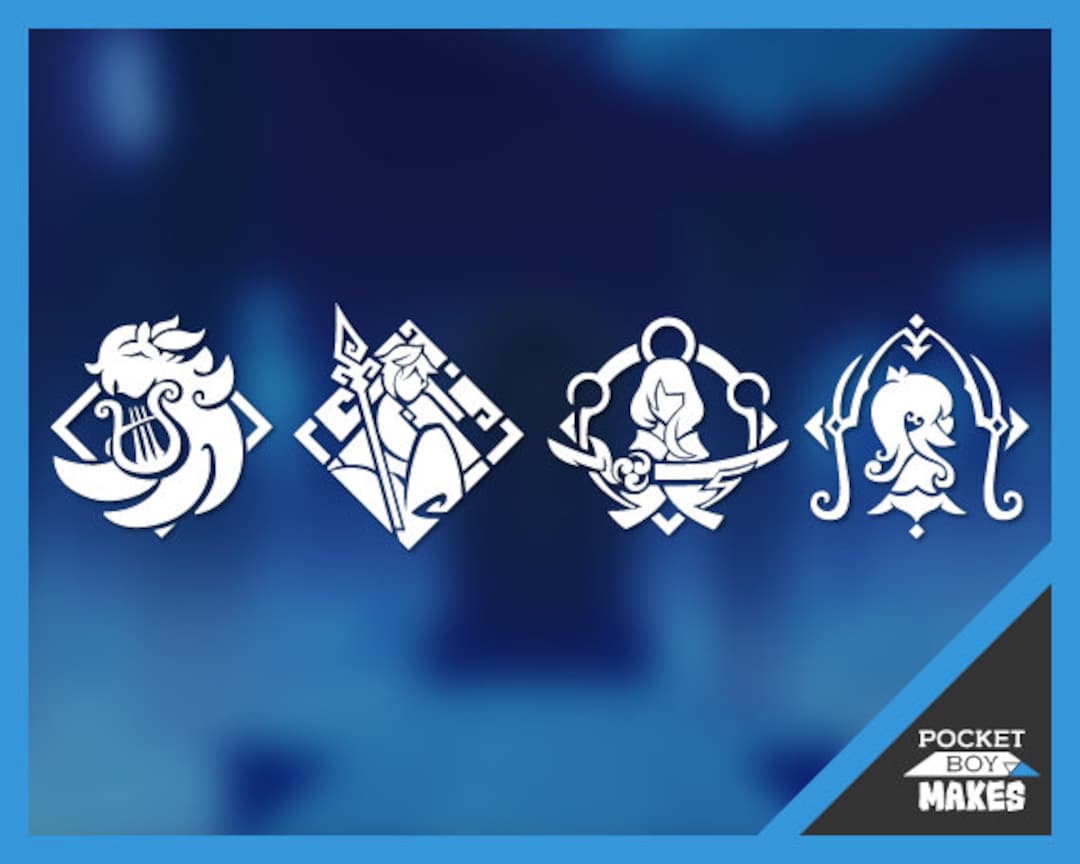 Archon Constellation Genshin Impact Decal - Etsy