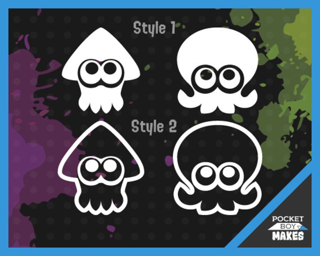 Inkling/octoling Splatoon Decal - Etsy