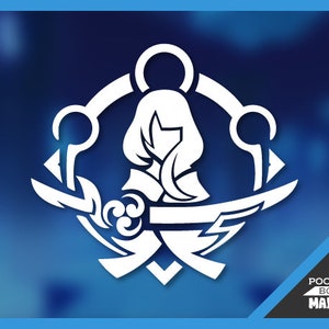 Archon Constellation Genshin Impact Decal - Etsy