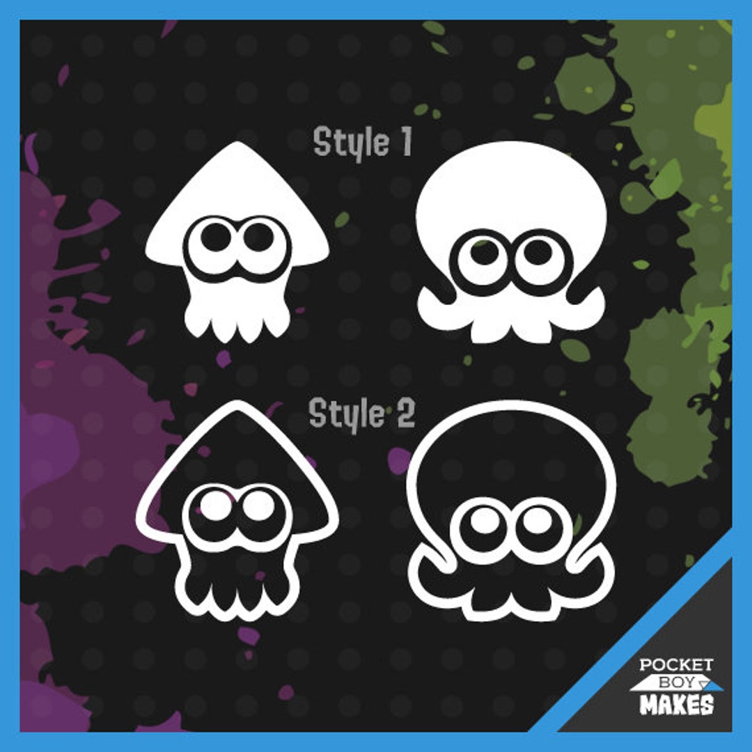Inkling/octoling Splatoon Decal - Etsy