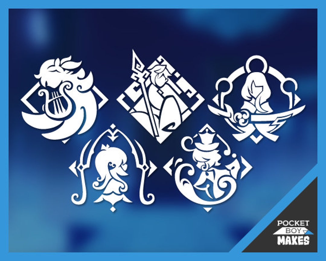 Archon Constellation Genshin Impact Decal - Etsy