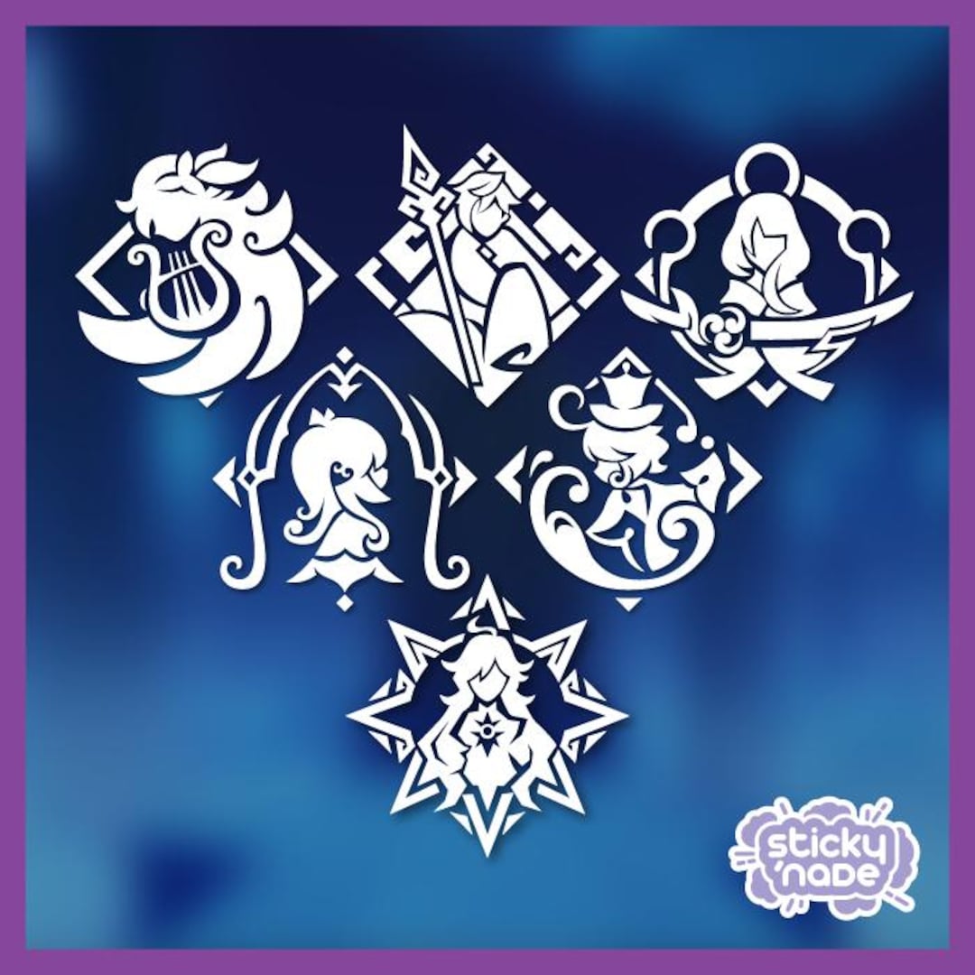 Archon Constellation - Genshin Impact Decal - Etsy