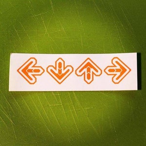Dance Dance Revolution Arrows Decal Set - Etsy