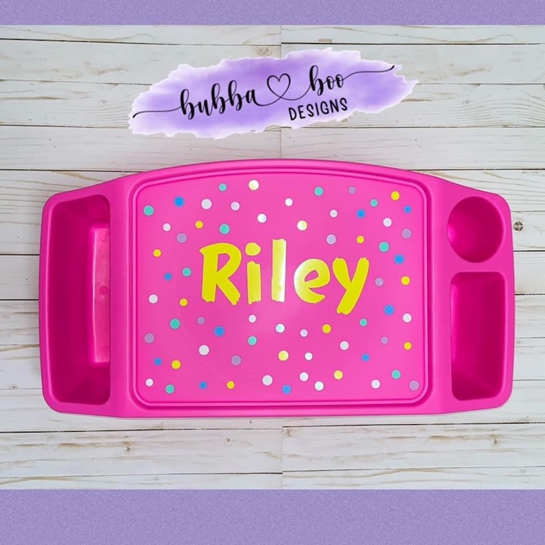 Personalized Kids Craft Tray / Kids Snack Tray - Etsy