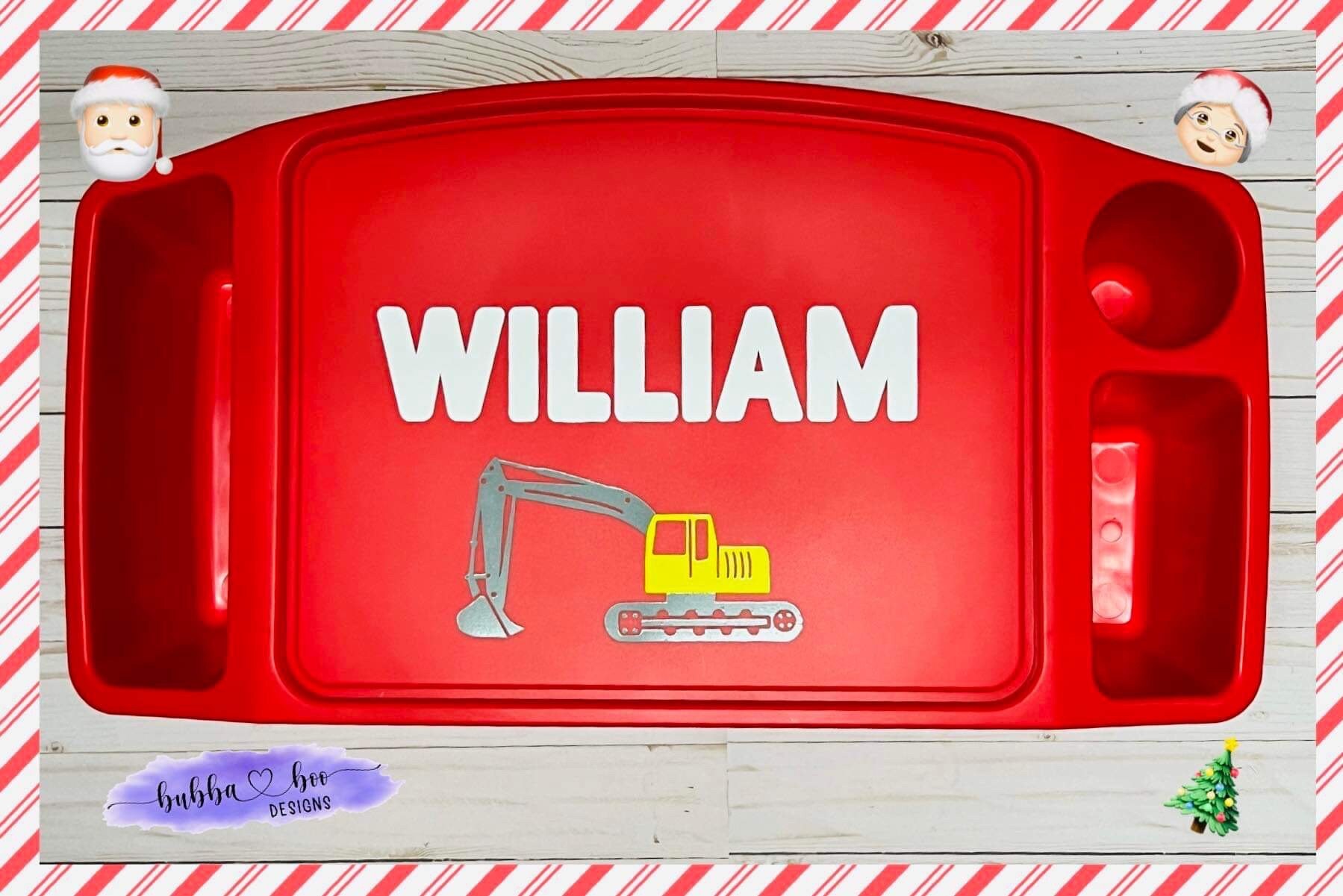 Personalized Kids Craft Tray / Kids Snack Tray - Etsy