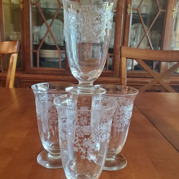 Fern Etched Glasses - Etsy