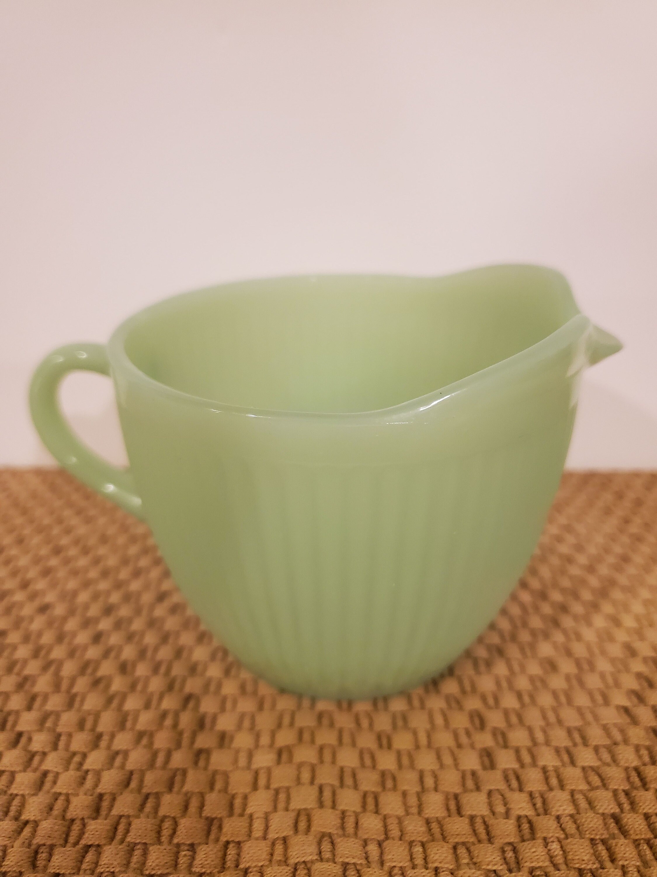 Creamer Fire King Jadeite Jane Ray 1960s - Etsy