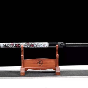 Handmade Manganese Steel Forged Tang Hengdao Samurai Sword withering - Etsy