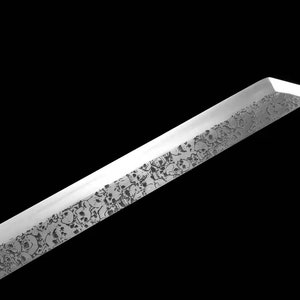 Handmade Manganese Steel Forged Tang Hengdao Samurai Sword withering - Etsy