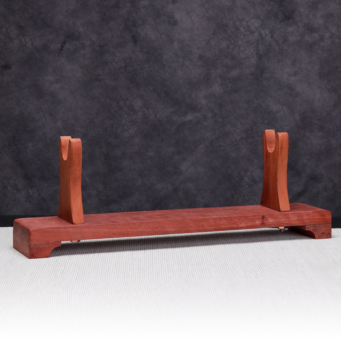 Katana Rack Made of Tanoak Wood by Hand Sword Rack Display - Etsy