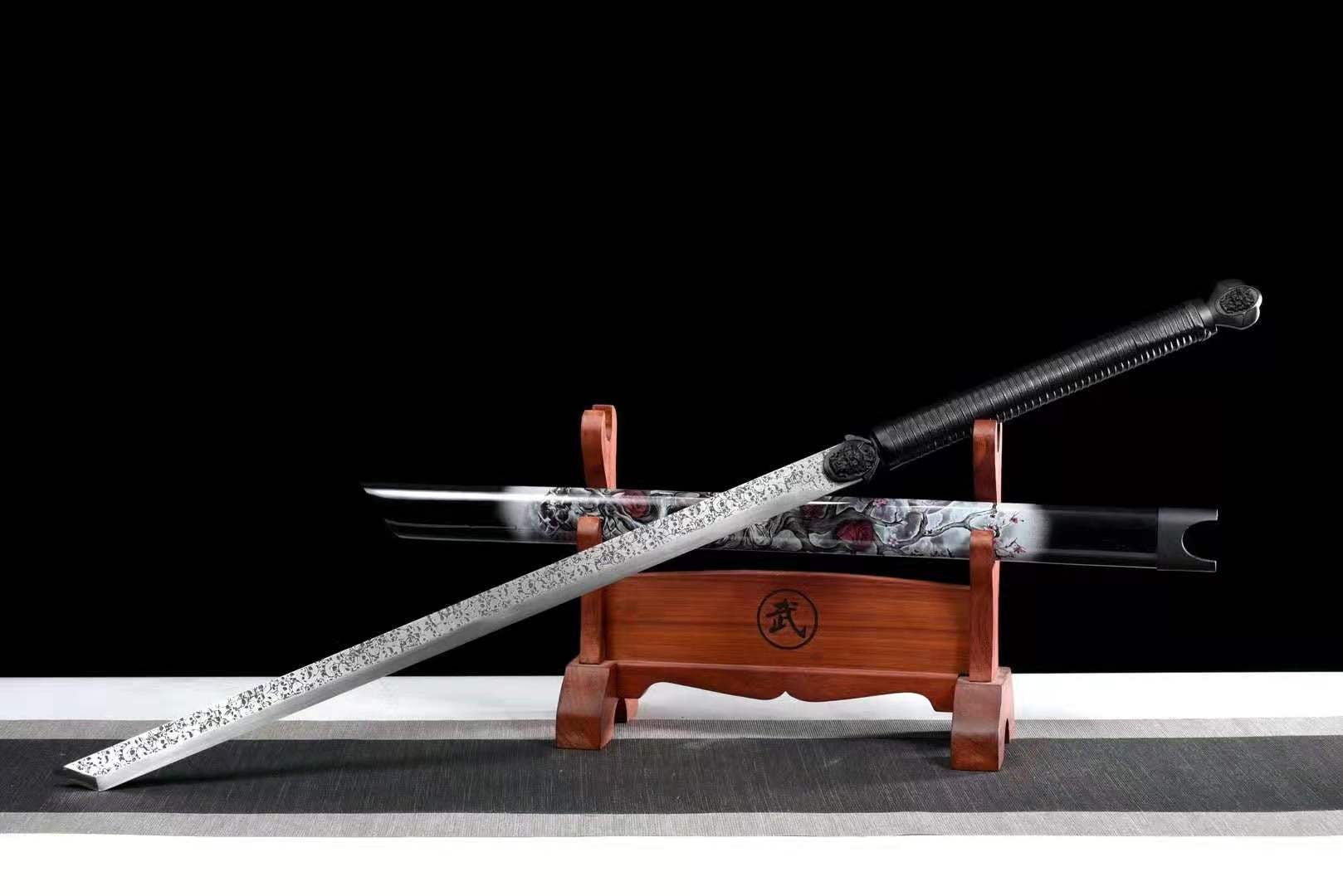 Handmade Manganese Steel Forged Tang Hengdao Samurai Sword - Etsy