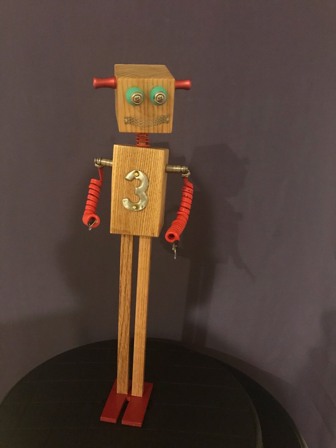 Tall Natural Wood Robot Sculpture. Sci-fi Art. Desk Art. Nic Nac. - Etsy