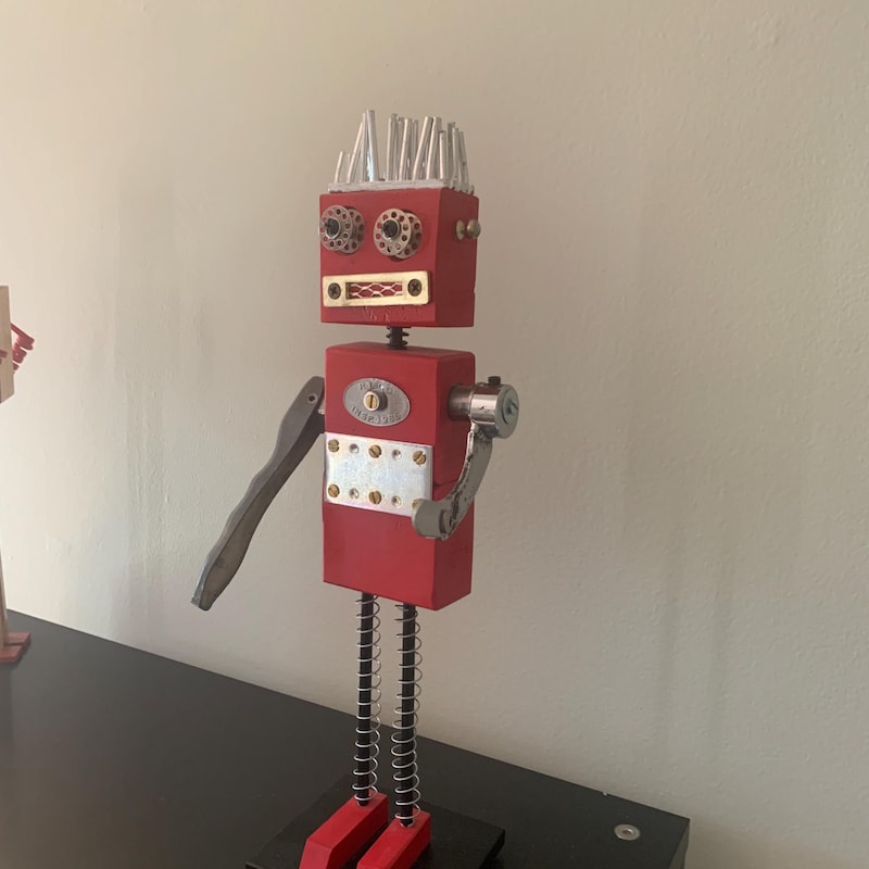 Robot Sculpture - Etsy